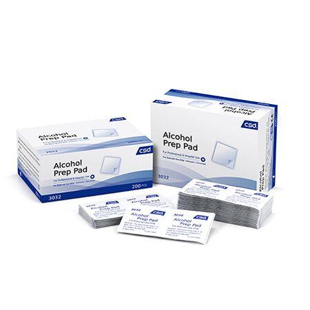 ALCOHOL PREP PADS - CSD